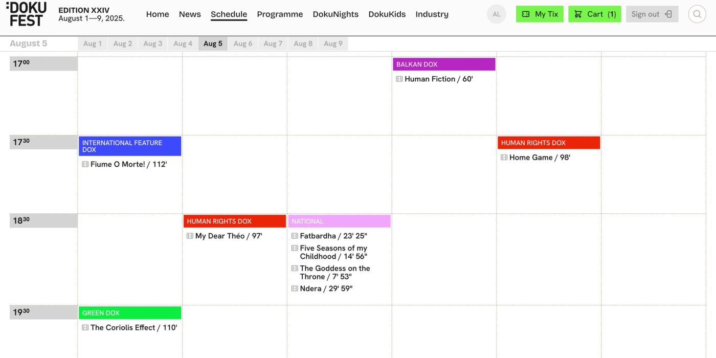 DokuFest Interactive Schedule Is Now Online